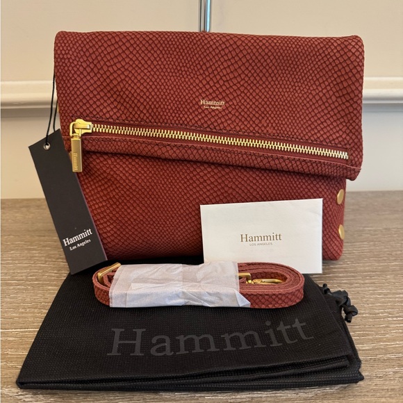 Hammitt | Bags | Nwt Hammit Vip Red Textured Crossbody Bag | Poshmark